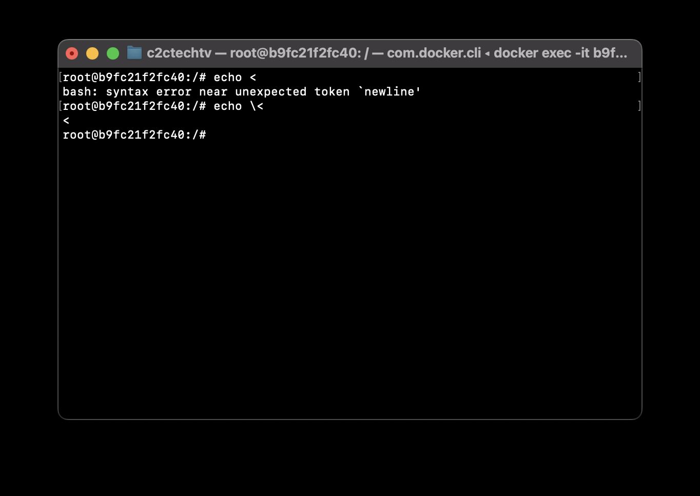 How To Escape A Character In A Bash Command String Code2care